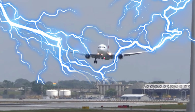 Two airplanes get struck by lightning and are forced to make emergency ...